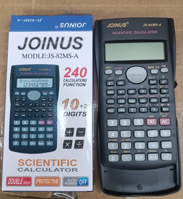 Scientific Calculator 12 Digits Double Display 240 Calculation - Hawks Plus
